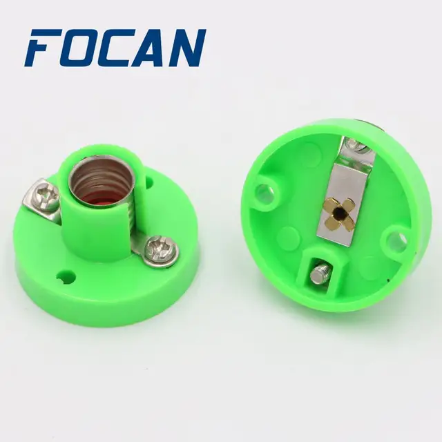 FOCAN E10 Lamp Socket, Mini Bulb Holder Screw Type Light Beads Base for ...