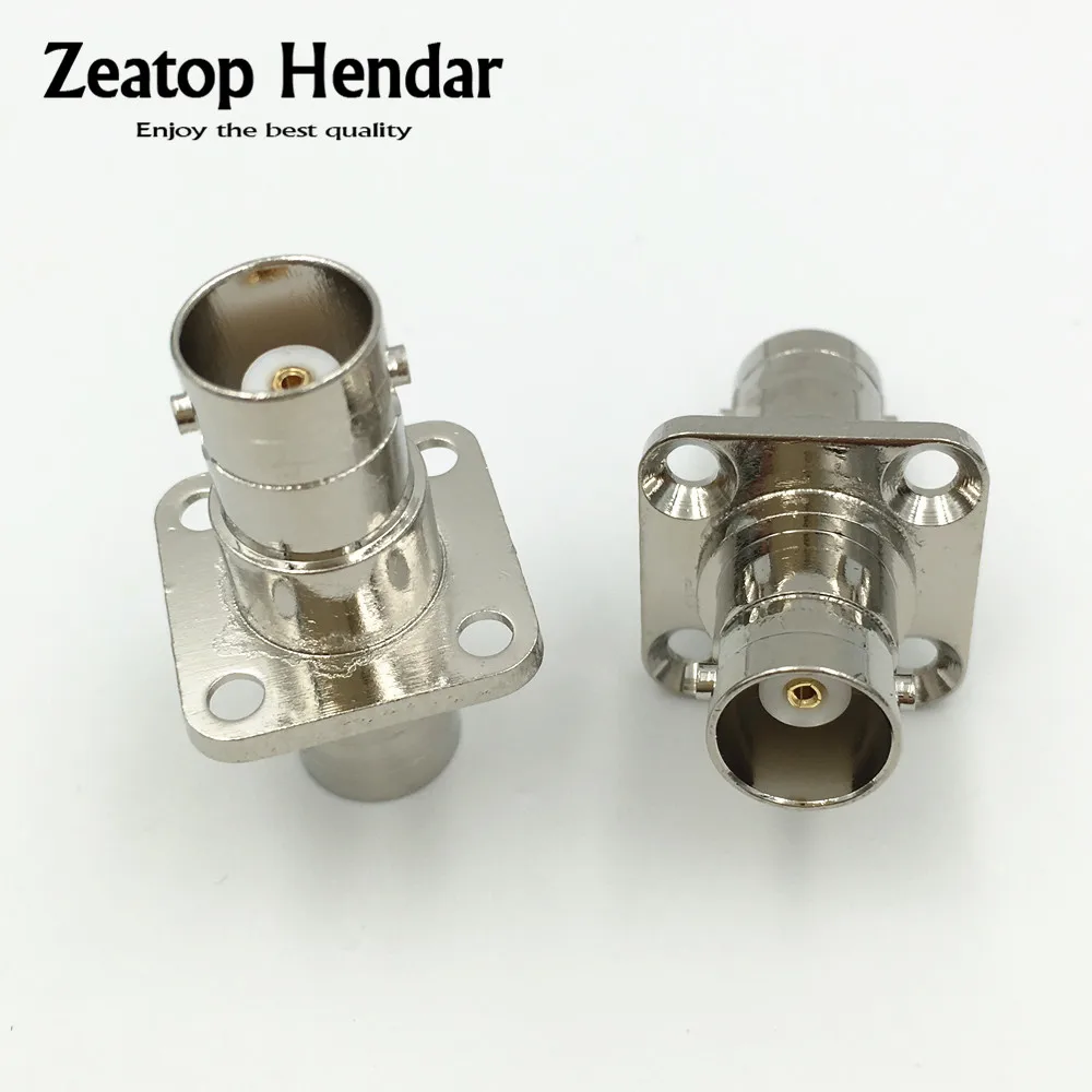 Aliexpress.com : Buy 10Pcs Brass BNC Female to BNC Female with 4 Hole ...