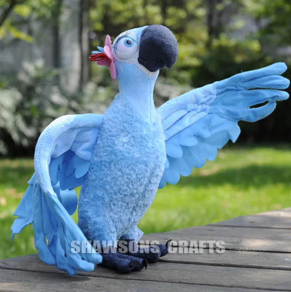 RIO MOVIE CHARACTER PLUSH STUFFED TOY BIRDS 10" JEWEL DOLL MACAW SOFT ...