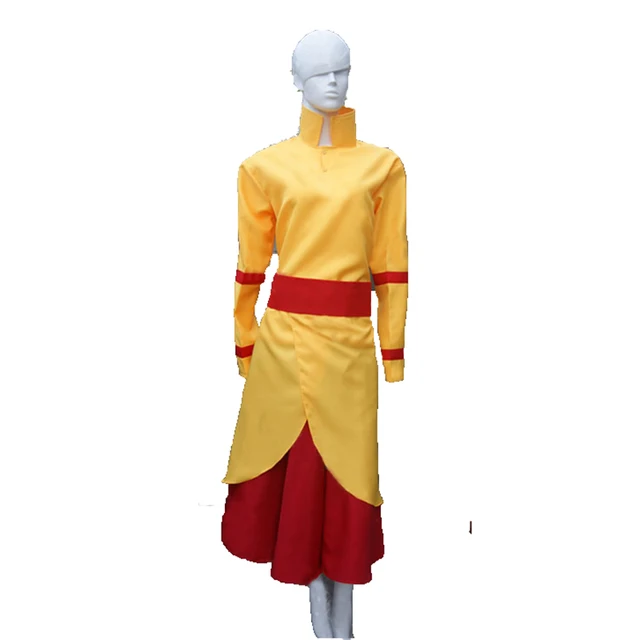 Anime Avatar The Legend of Korra Tenzin Cosplay Costume With Red Cape ...