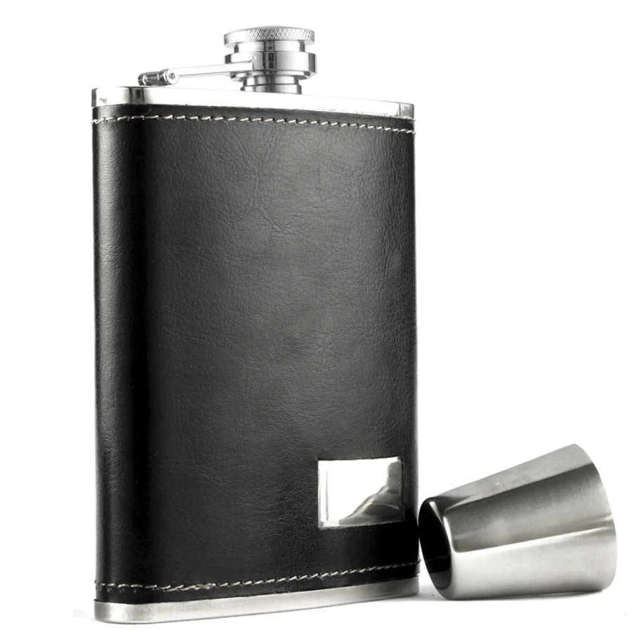 New arrival 9 ounces of wine with stainless steel flagon outdoor father ...