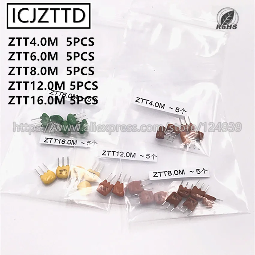 25PCS ZTT4.0M ZTT6.0M ZTT8.0M ZTT12.0M ZTT16.0M 3P Each 5pcs 4M 6M 8M ...