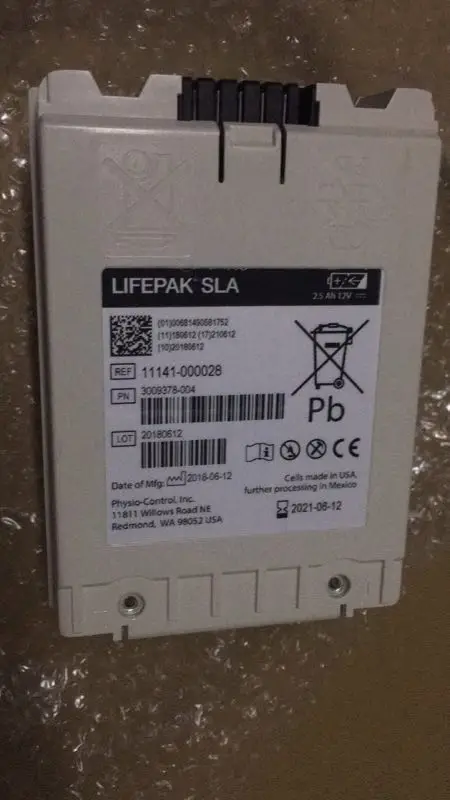 Physio Control Lifepak 12 Battery P/n 11141-000028 (new ,original ...