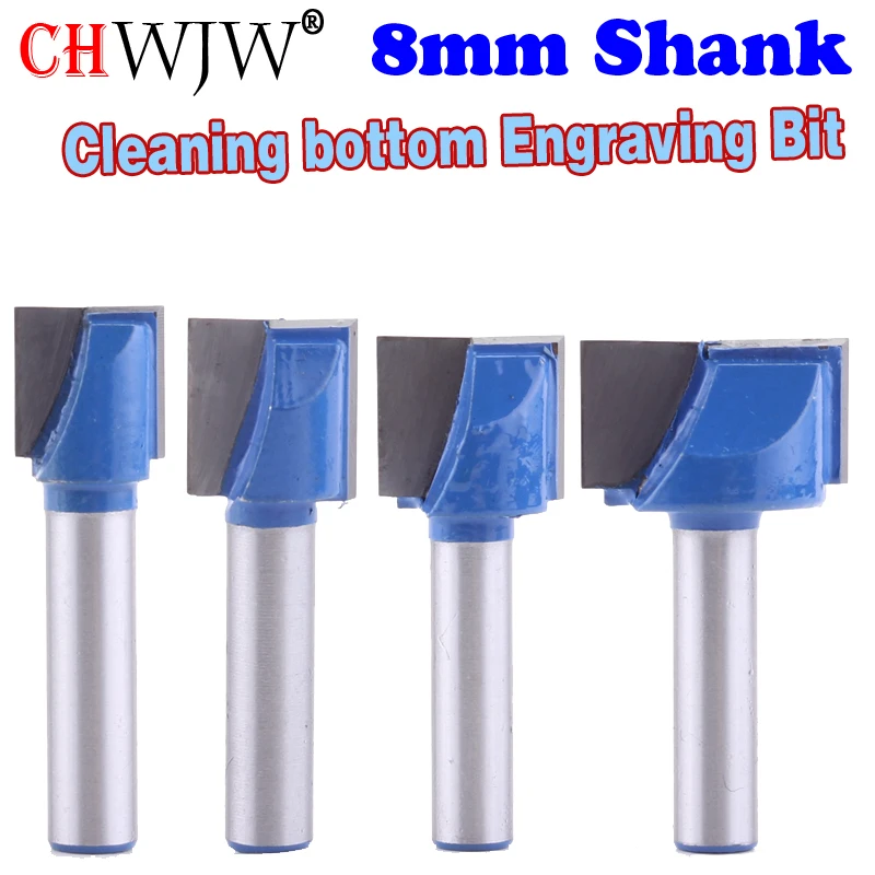 CHWJW-1pc-8mm-Cleaning-bottom-Engraving-Bit-solid-carbide-router-bit ...