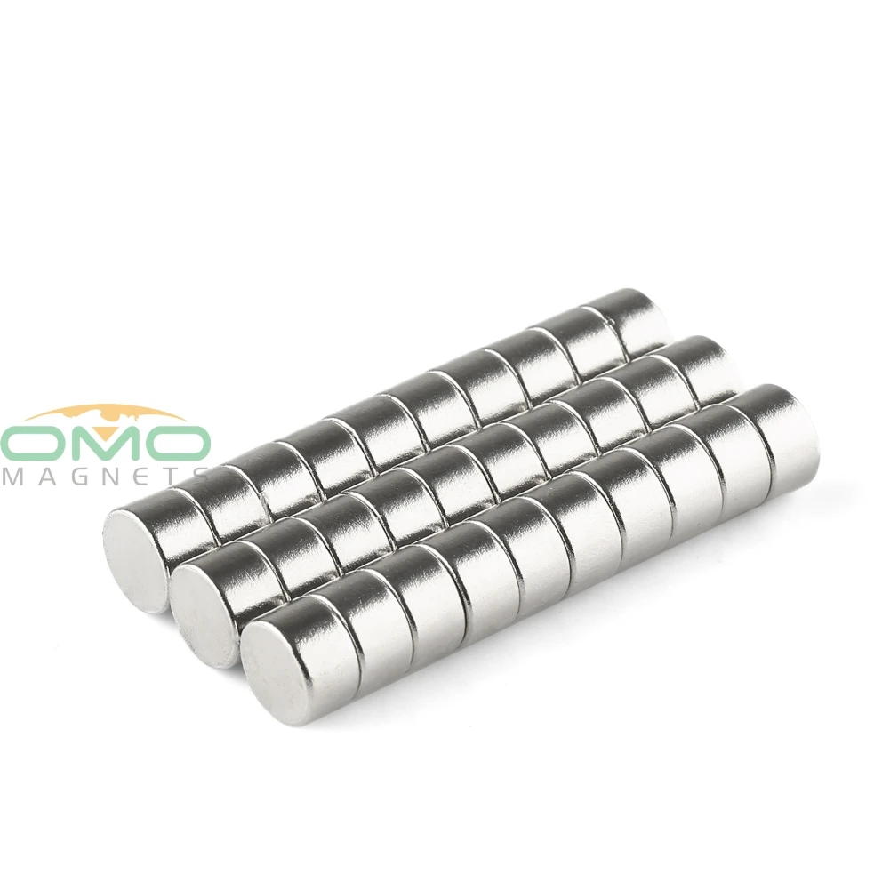 OMO Magnets 30pcs N35 Dia 10mm x 6mm Thickness Disc Rare Earth Neo ...