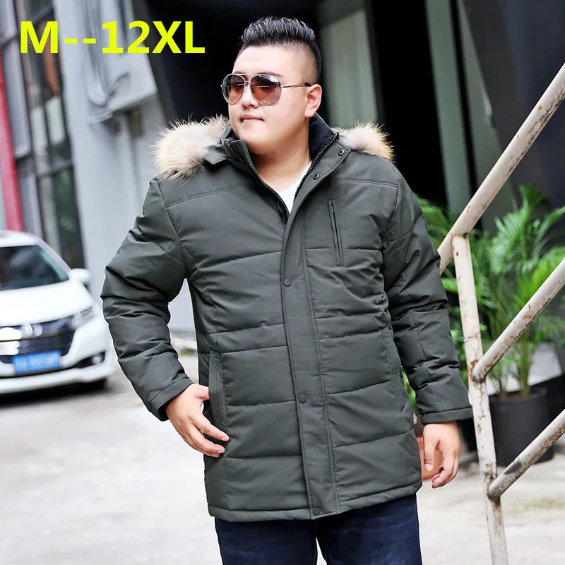 plus size 12XL 10XL 8XL 6XL 5XL 2017 Winter New Men's Down Jacket ...