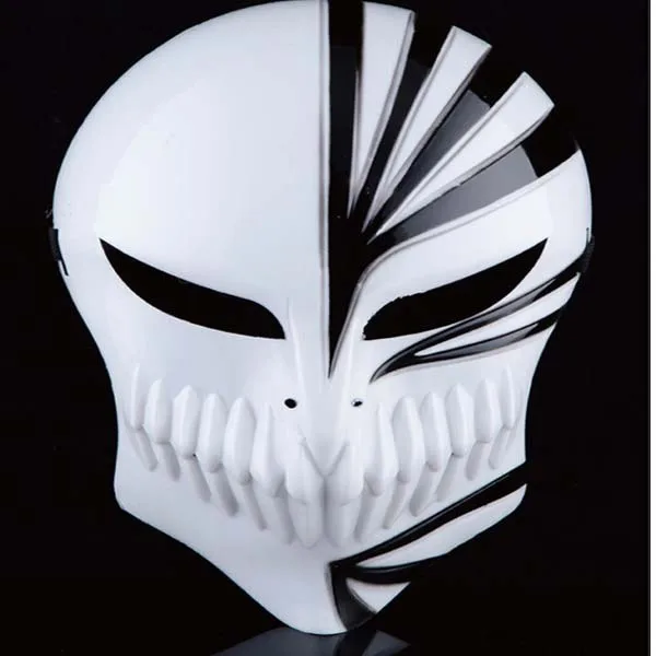 Halloween Bleach Props Ichigo Kurosaki Full Hollow Mask Cosplay ...
