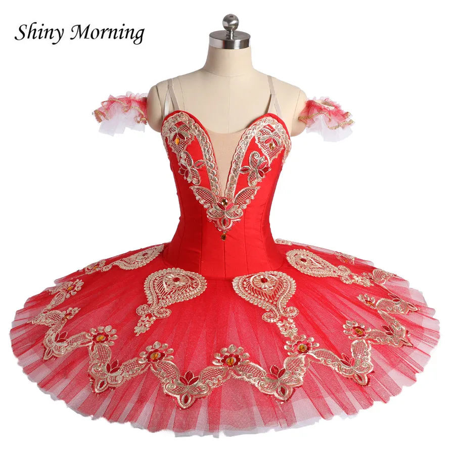 New sleeping beauty variation professional ballet tutus cream red ...