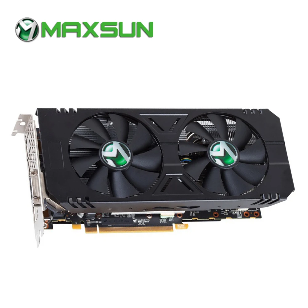 MAXSUN RX570 8g tarjeta de vídeo AMD 7000 MHz 1168 MHz 1244 MHz GDDR5 ...