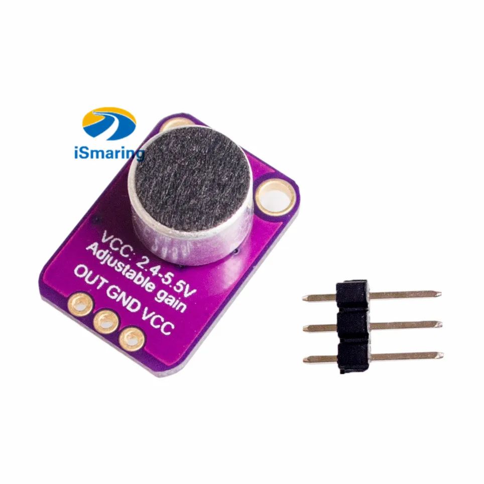 GY MAX4466 Electret Microphone Amplifier Module MAX4466 Adjustable Gain ...