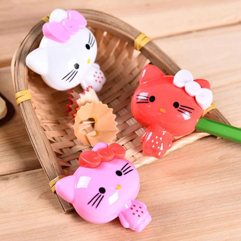 Cartoon creative cute Hello Kitty cat Pencil Sharpener Office School ...