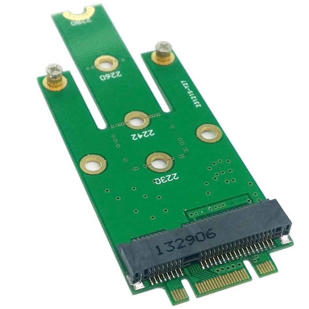 NGFF To MSATA Slot Adapter M 2 B M Key To Mini PCIe SATA SSD Card For
