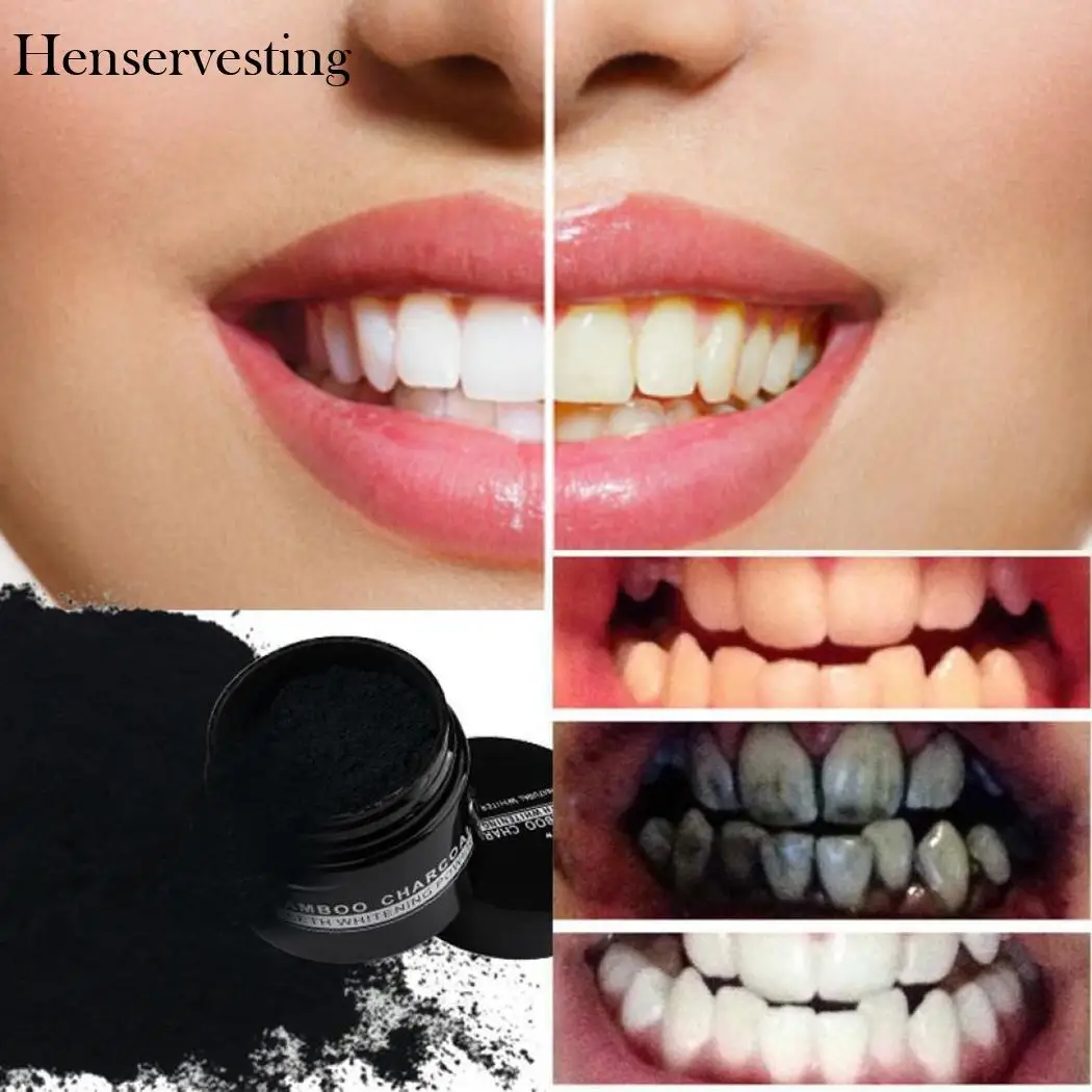 Activated Cleaning Durable Charcoal Powder Scaling Teeth Bamboo Oral ...