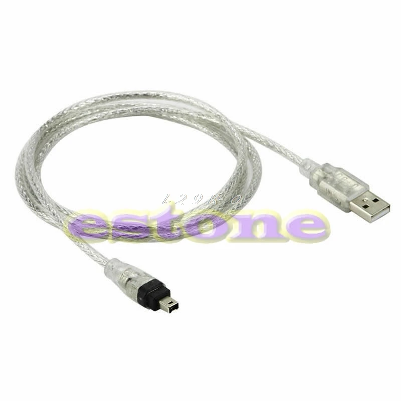 5ft Usb To Firewire Ieee 1394 4 Pin Ilink Adapter Cable - Pc Hardware ...
