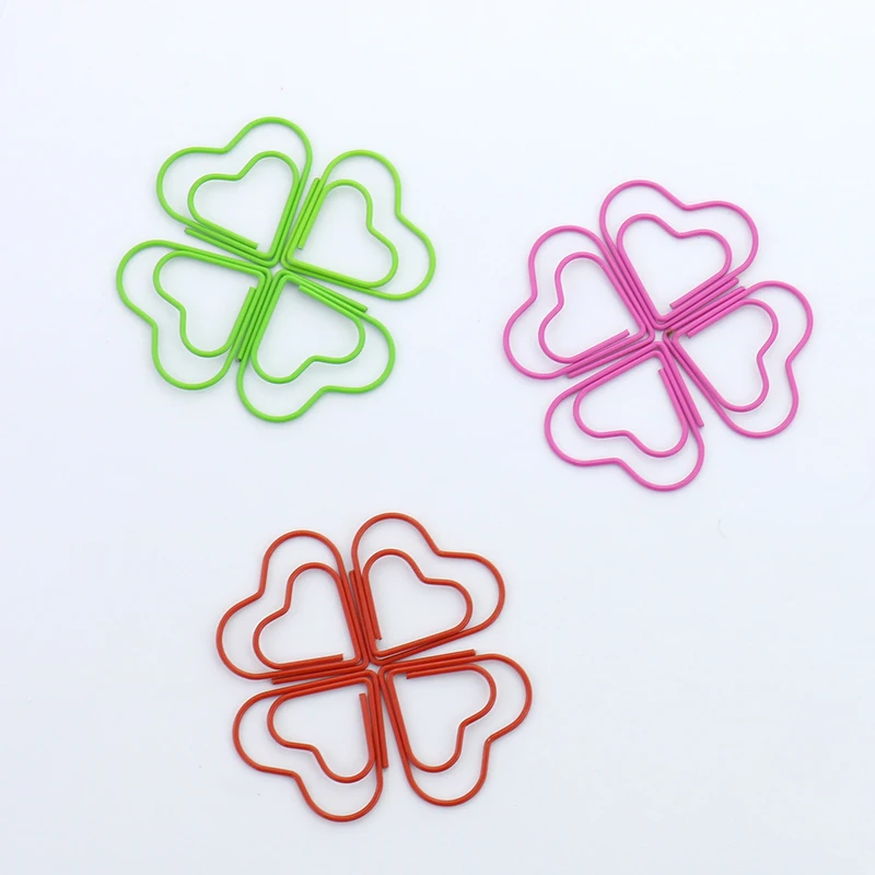 TUTU-Fancy-heart-Paper-Clips-12pcs-pvcbox-Bookmark-Planner-Tools ...