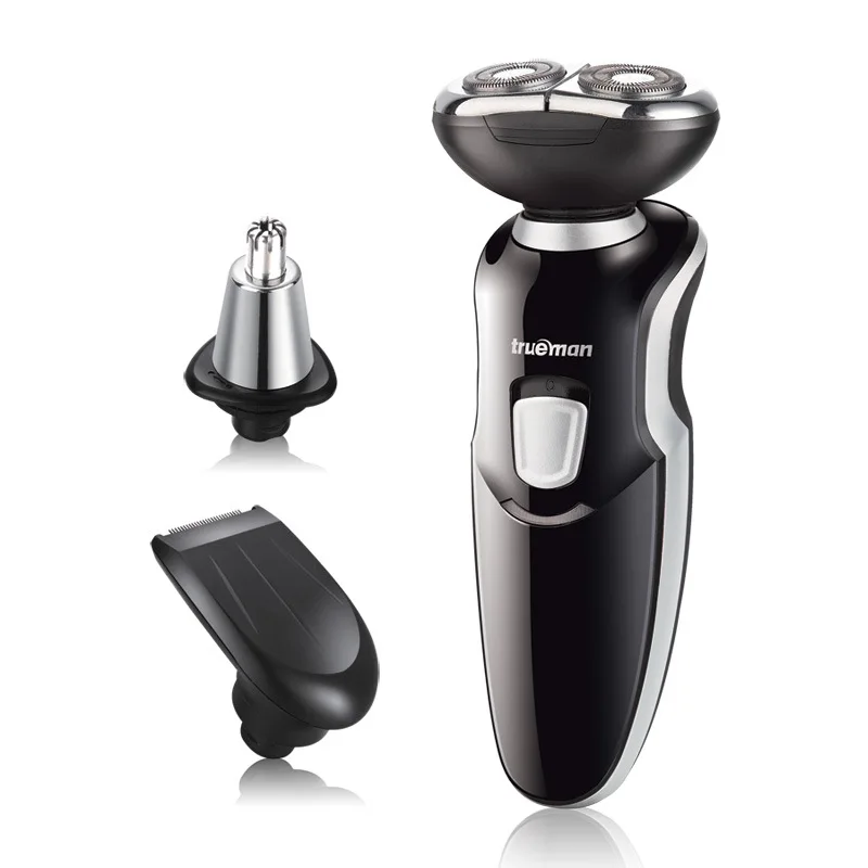 Trueman Men Razor Electric Shaver Floating Twin Blade Nose Trimer ...