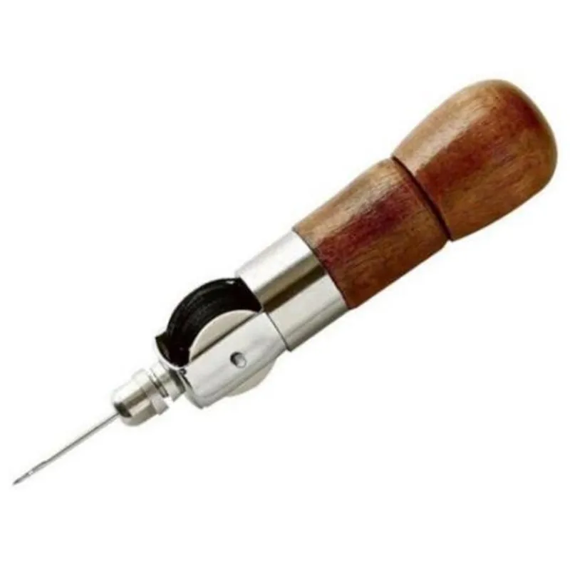 Leather Craft Automatic Lock Stitching Sewing Awl Set +2 Needle Leather ...