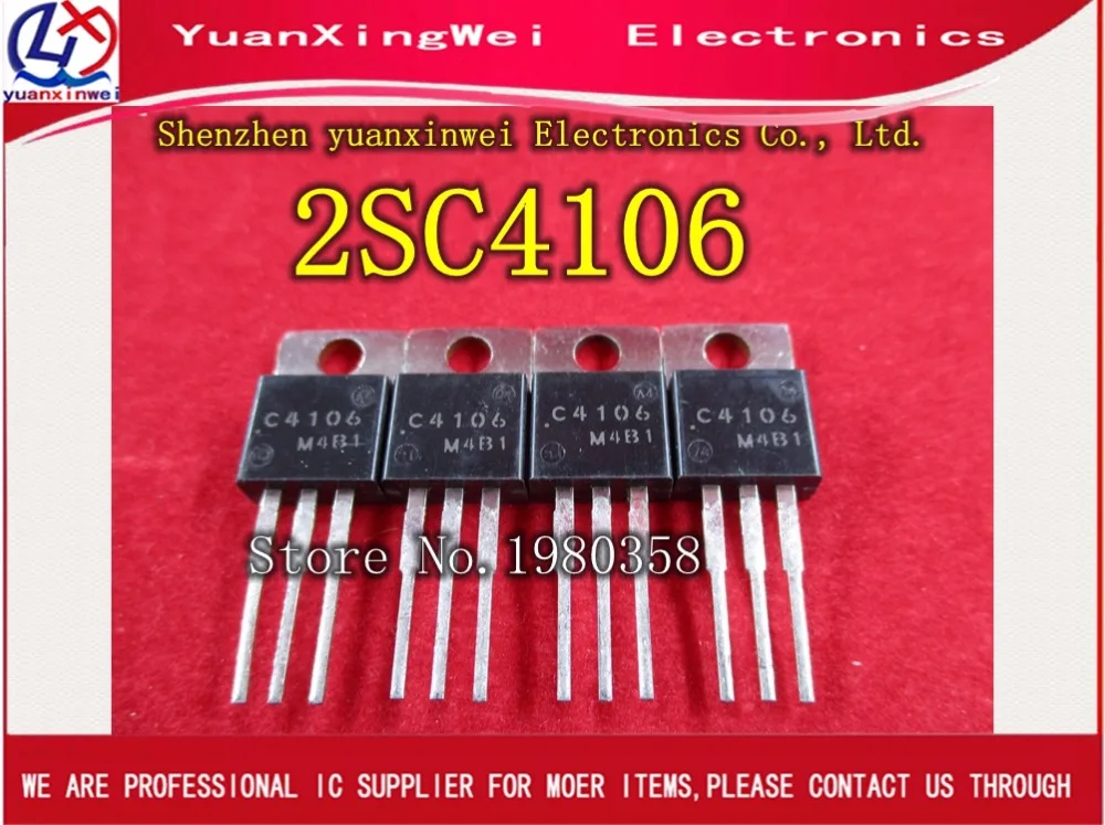 10 개/몫 C4106 2SC4106 TO 220 트랜지스터|transistor| - AliExpress