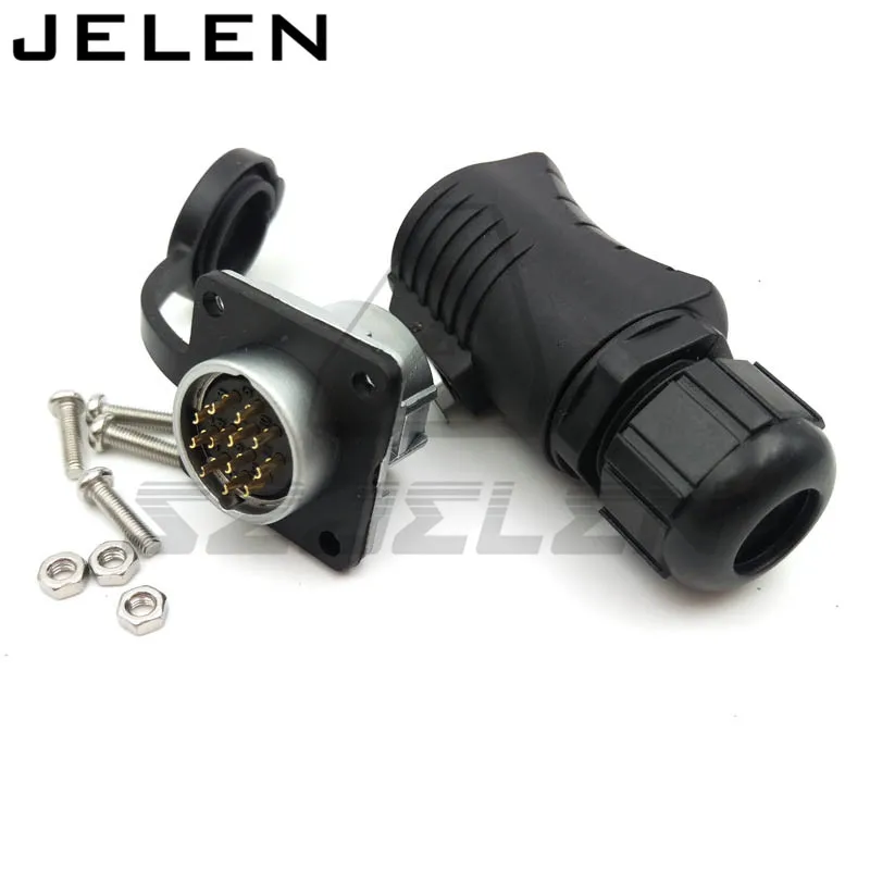 XHE20, 12 pin waterproof connector ,IP67, LED power cable connector ...