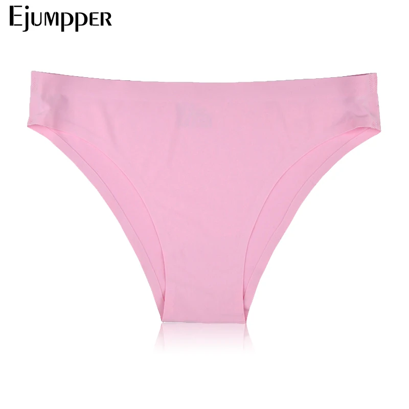 EJUMPPER Women Seamless Underwear Sexy Solid Basic Half Cover Hips ...