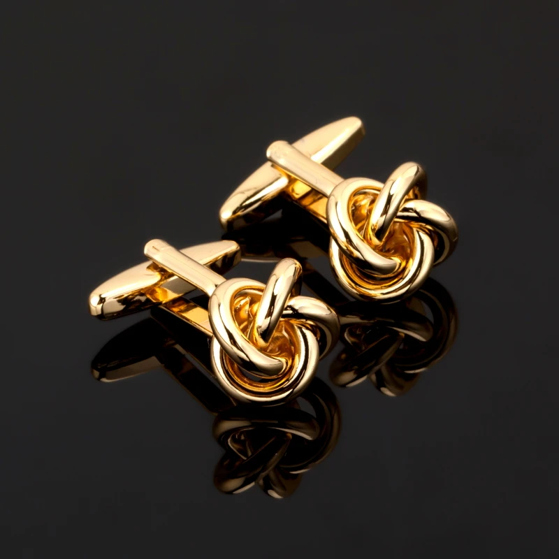 새로운 볼 매듭 커프스 단추 남성용 생일 결혼 선물 커프스 링크 트위스트 프렌치 셔츠 커프스 단추 캐주얼 도매 커프스knot Cufflinkscufflinks For