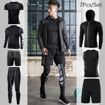 7 in 1 Men's Sports & Fitness Set - Men's Fitness Apparel, Performance ...