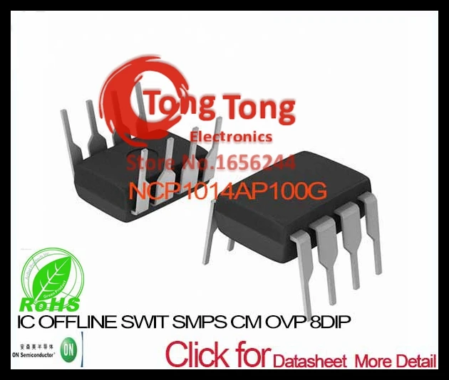 NCP1014AP100G IC OFFLINE SWIT SMPS CM OVP 8DIP NCP1014AP100G 1014 ...
