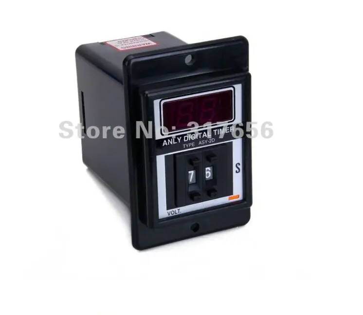 24-240v Ac Dc Asy-2d Digital Timer Relay 1s-99s 10a - Relays - AliExpress