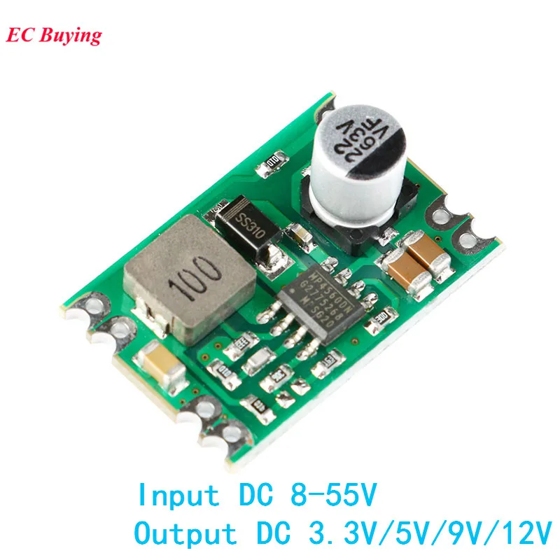 DC-DC Step Down Power Supply Module Buck Regulated Board 2A Input 8-55V ...