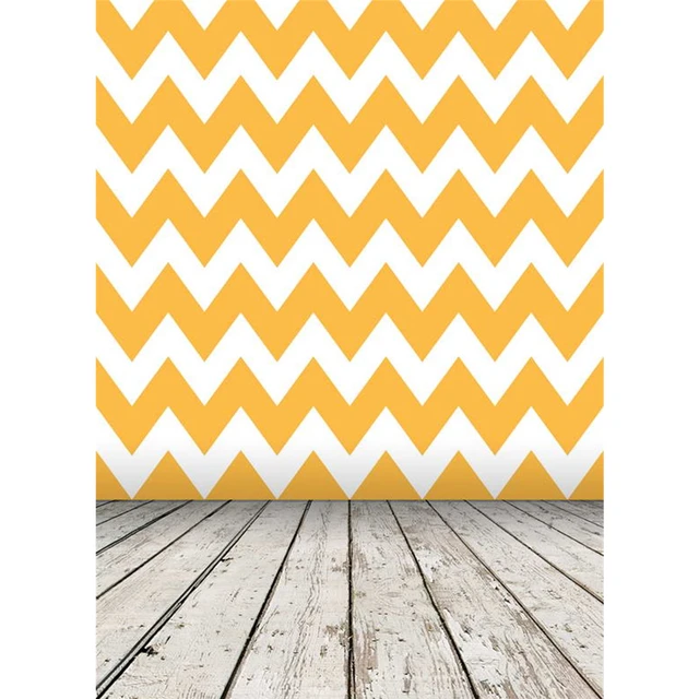 Orange And White Chevron Background