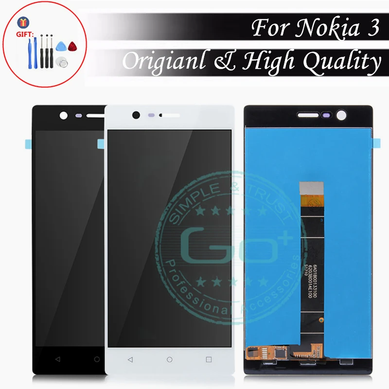 Original For Nokia 3 LCD Display Touch Screen Panel LCD Display For ...
