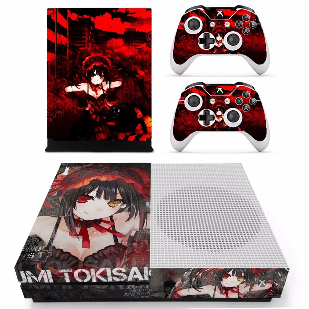 Date A Live Tokisaki Kurumi Skin Sticker for Xbox One S Console ...