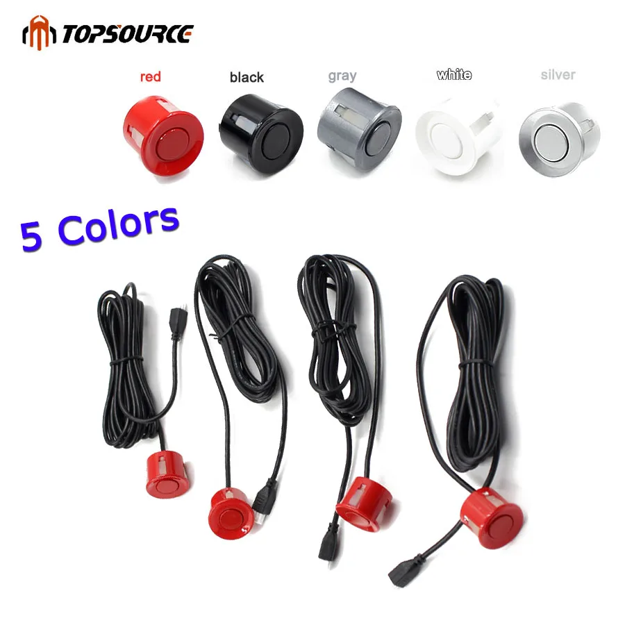 TOPSOURCE Radar Detector Light Heart Car Auto Led Parking Sensor ...