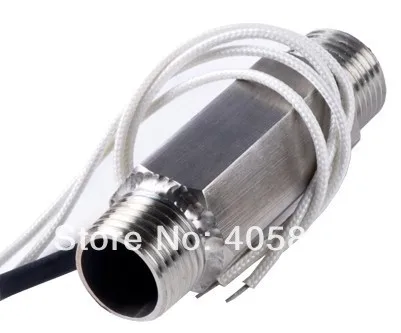 110v Spst 1/2" Male Thread 110v Mini Stainless Steel Water Flow Switch ...