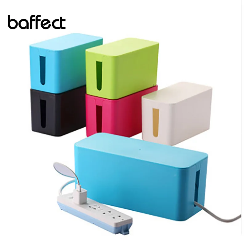 Caja de almacenamiento de cables de plástico, organizador de cables de ...