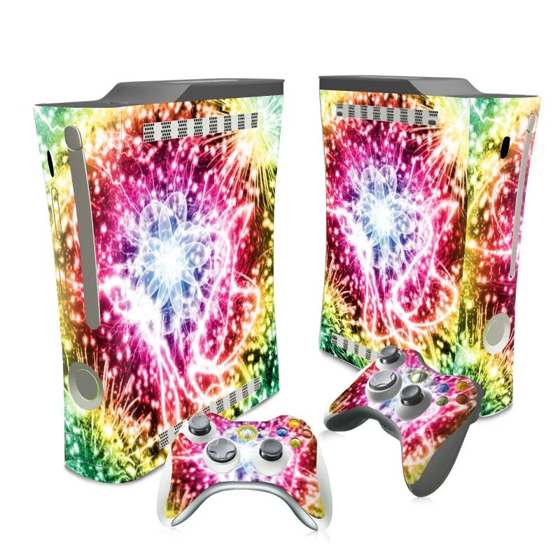 PVC Skin Sticker for Xbox 360 Original Fat Console and Controller Skins ...
