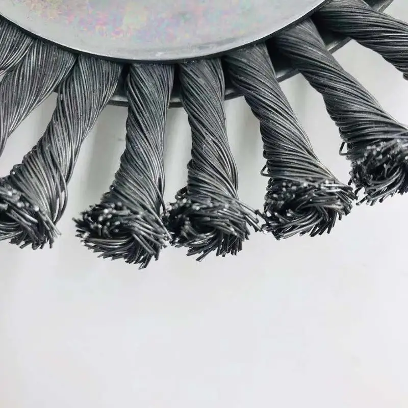 2019 NEW Landscaping Rotary Weed Brush Joint Twist Knot Steel Wire ...