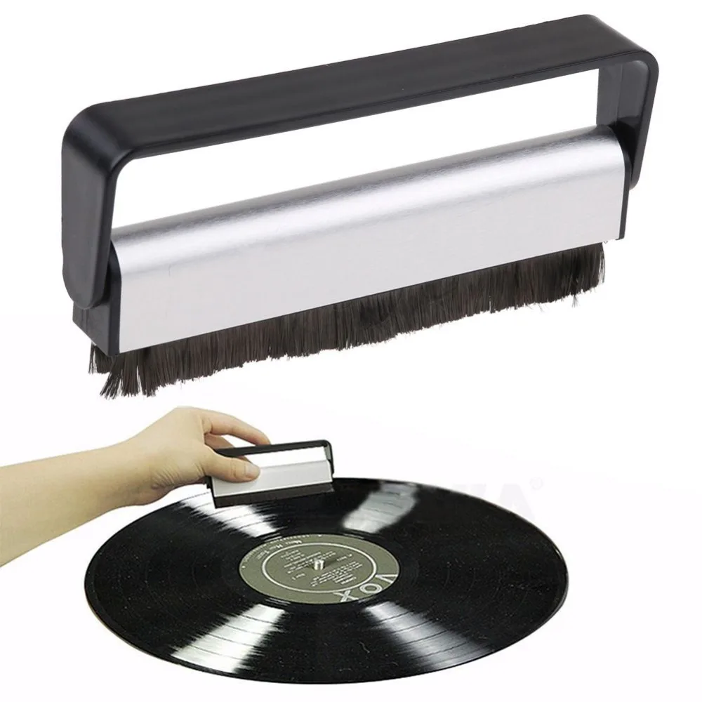 Antistatic Carbon Fiber Vinyl Record Dust Cleaner Brush Turntable Fibre ...