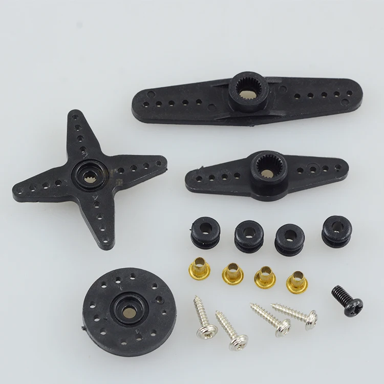 4set Plastic Servo Arm Universal 25t Teeth One Word Servo Horn Arms