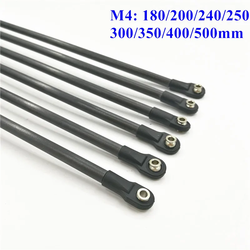 180mm-500mm-Carbon-tube-Diagonal-Push-Rod-Arm-5347-M4-Rod-End-Bearing ...