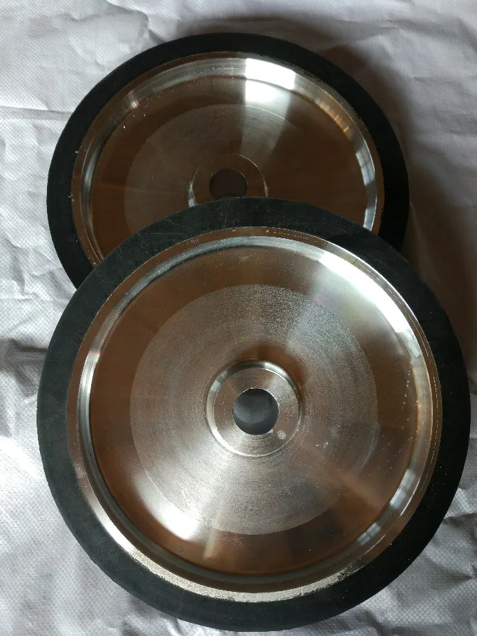 200*50mm Flat Rubber Wheel Belt Sander Polisher Wheel Dynamically ...