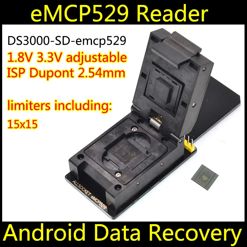 eMCP529-SD-Socket-BGA529-Read-Write-Adapter-IC-programmer-for-Galaxy ...