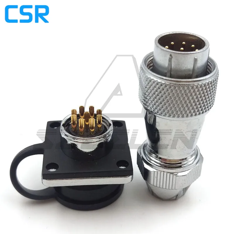 WS16-Series-Waterproof-9-Pin-Plug-And-Socket-Waterproof-Automotive ...