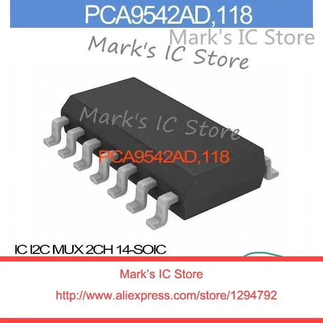 PCA9542AD 118 IC I2C MUX 2CH 14 SOIC PCA9542AD 1 9542AD... PCA9542A ...