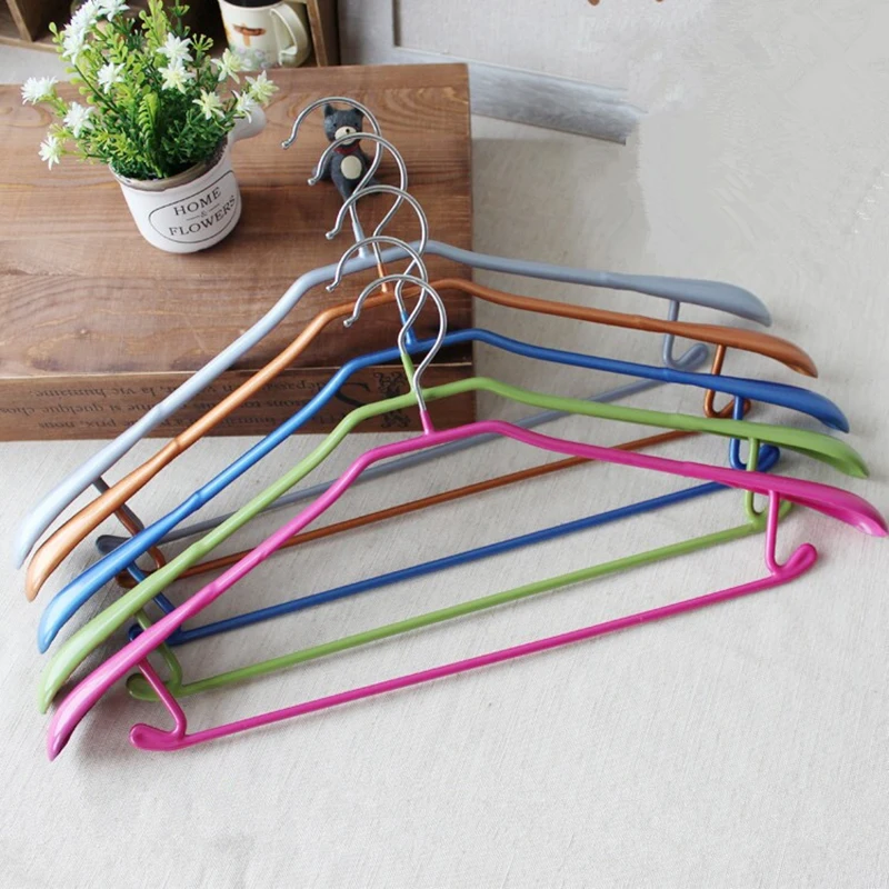 Percha gruesa de Metal para colgar ropa con revestimiento de PVC para ...