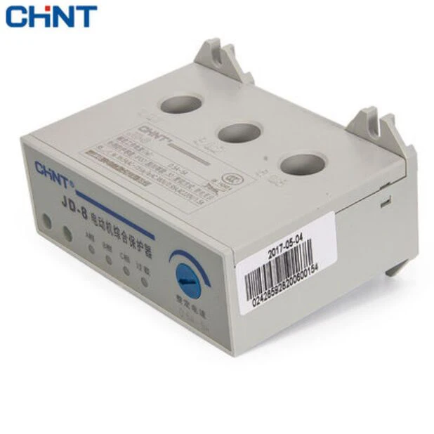 Original CHNT Motor Integrated Protection 380V JD-8 160-400A 80-200A 380V220V Overload Lass/Loss ...