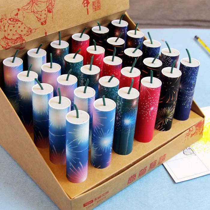 Creative Fake Sparklers Firecrackers Fireworks Gift Pen Toy 4pcs Random ...
