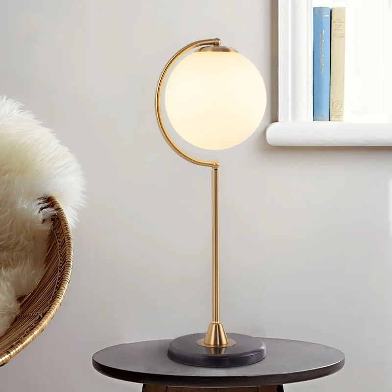Frosted Glass Ball Table Lamp Variations Uberlightingstore
