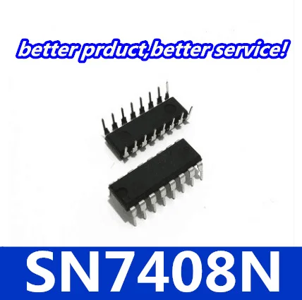 Envío Gratis 20 unids/lote 7408 SN7408N DIP14 DIP IC buena calidad ...