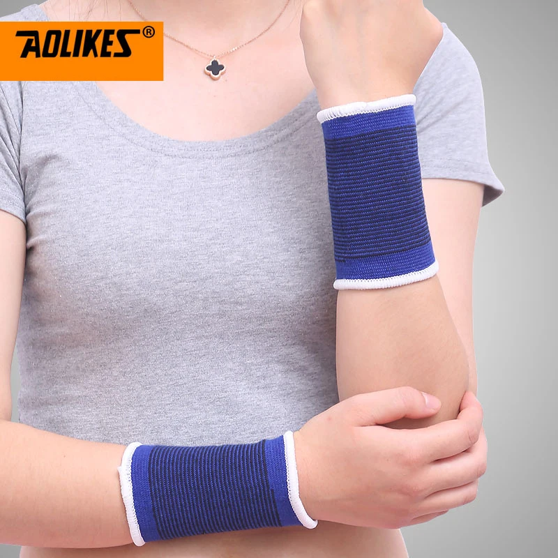 1 PAIR Sports Gym Power Training Knitted Bracers Wrister Wrist ...